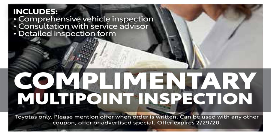 February 2020 Multipoint Inspection | Central Pennsylvania Toyota ...