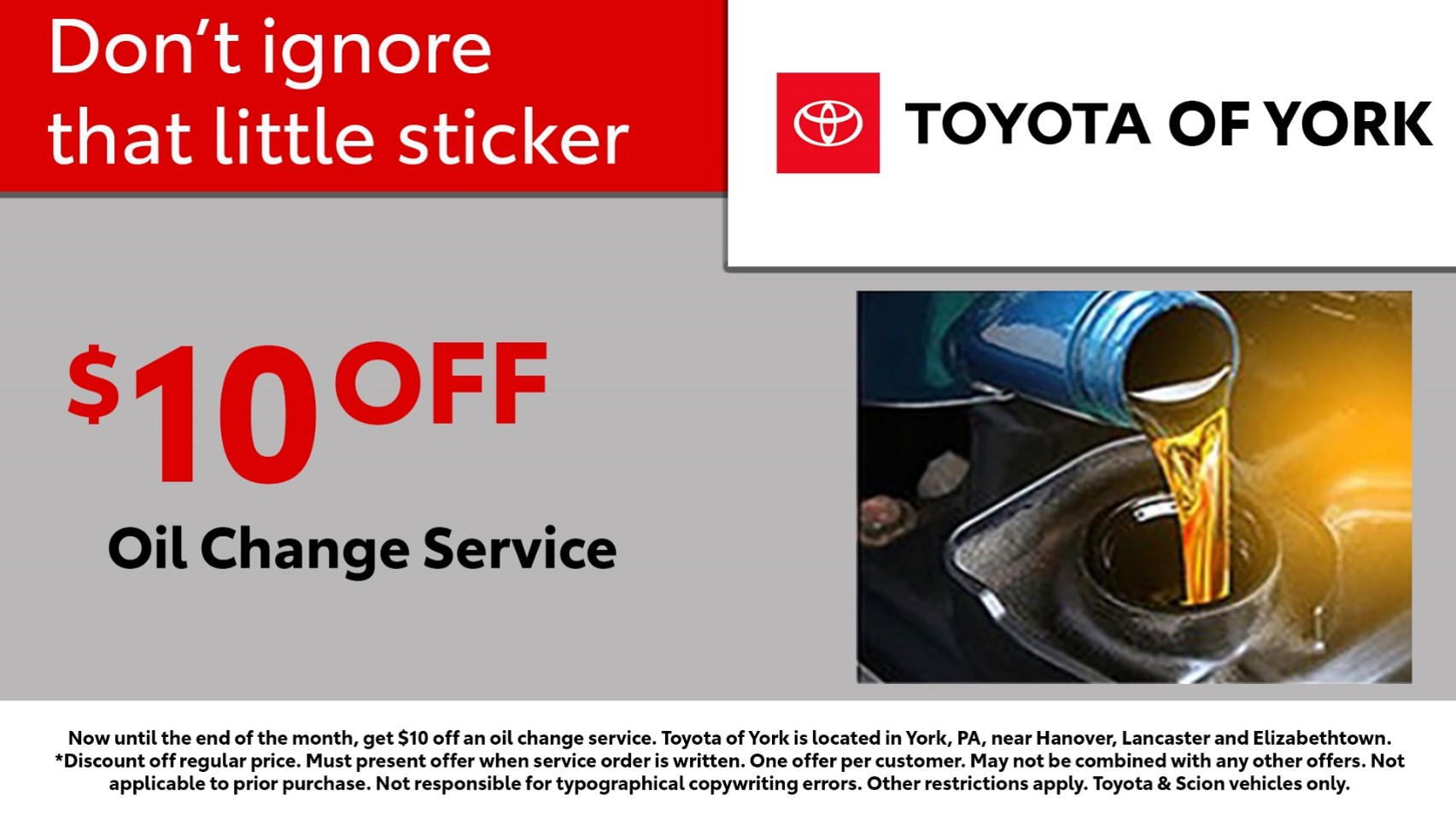 Toyota Oil Change Price